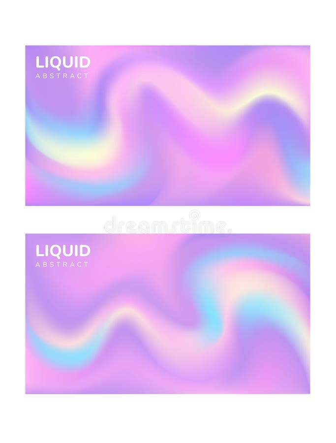 Soft Liquid Abstract Gradient Wallpaper. Unicorn Colors Background ...