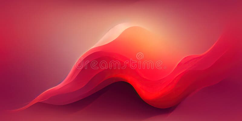 Soft Liquid Flow with Red Wavy Shapes, Seamless Texture with Blurring ...