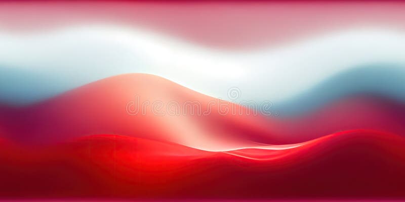 Soft Liquid Flow of Red and White Wavy Forms, Seamless Texture with ...