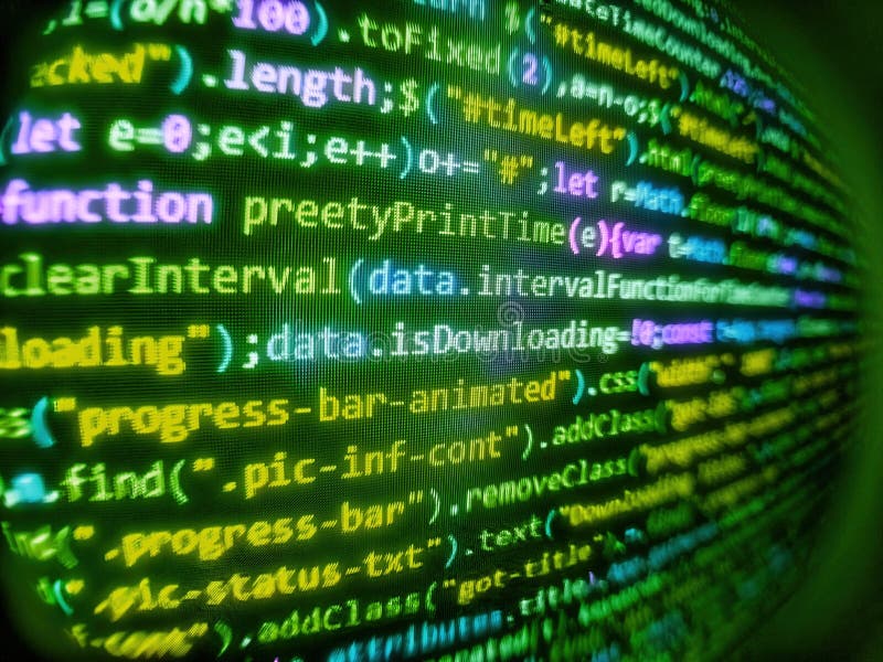 Programmer Working In A Software Develop Company Office Html And Css Code Developing Screenshot