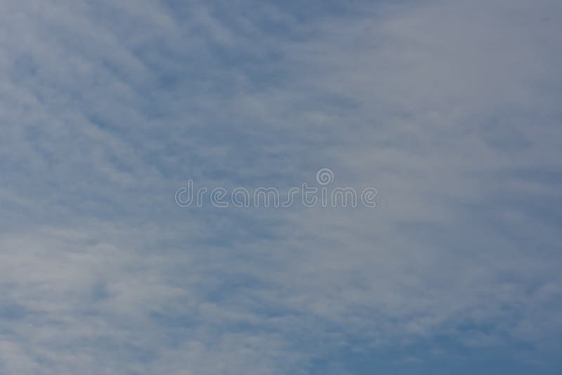 Soft Little Clouds at the Blue Sky after Storm Stock Image - Image of ...