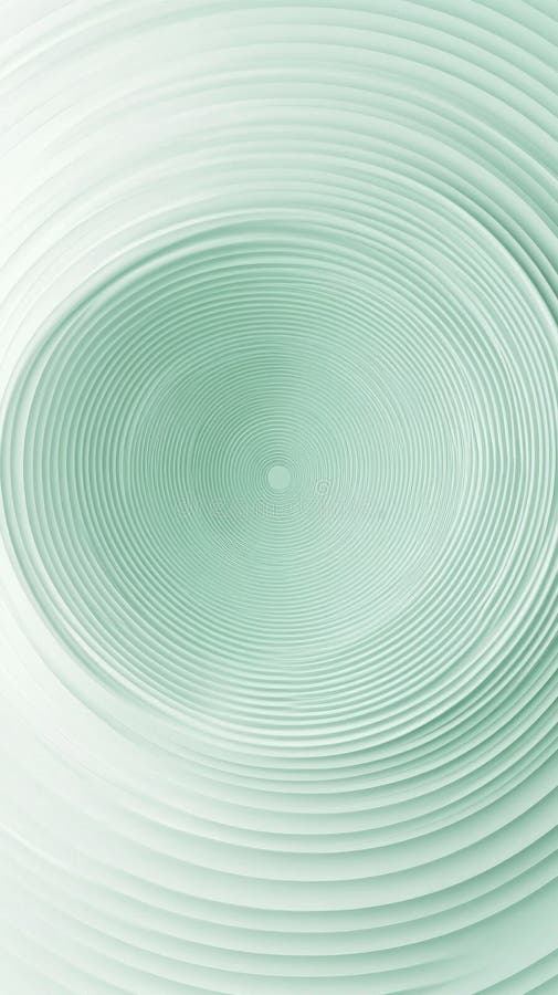 Soft Mint Green Abstract Wallpaper Featuring Circular Geometric ...