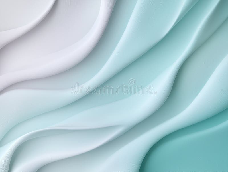 Soft Mint Green and White Abstract Background Stock Illustration ...