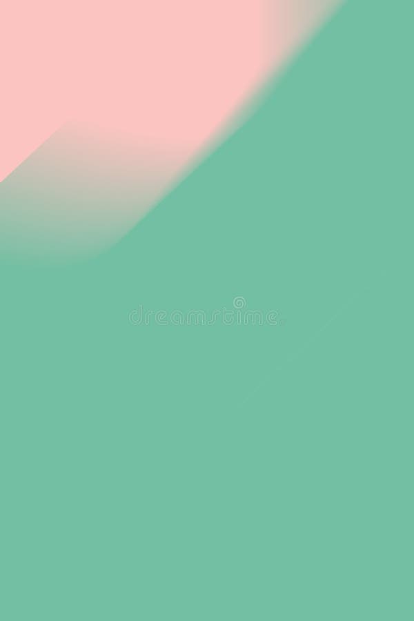 Soft Mint Pink Color Gradient Background. Various Abstract Spots ...