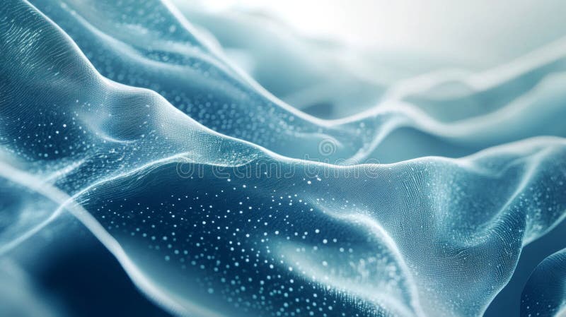 Soft and Modern Digital Ocean Waves with a Silver Overlay Stock ...