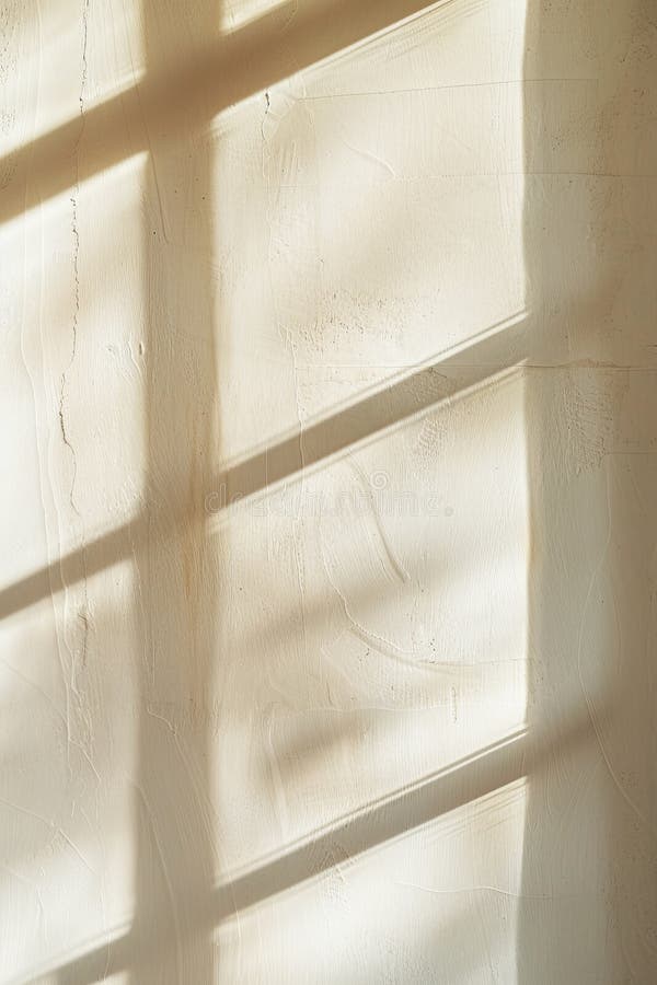 Soft Morning Light Filtering through a Bedroom Window Casting Shadows ...