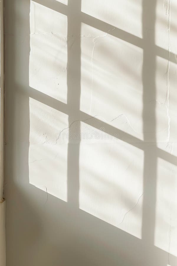 Soft Morning Light Filtering through a Bedroom Window Casting Shadows ...