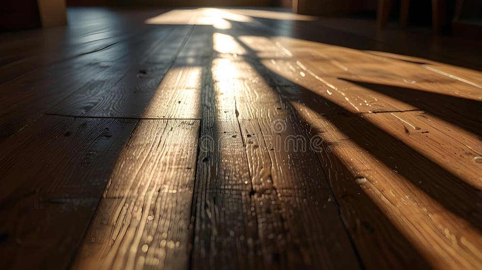 Soft Morning Sunlight Casting Long Dramatic Shadows of Everyday Objects ...