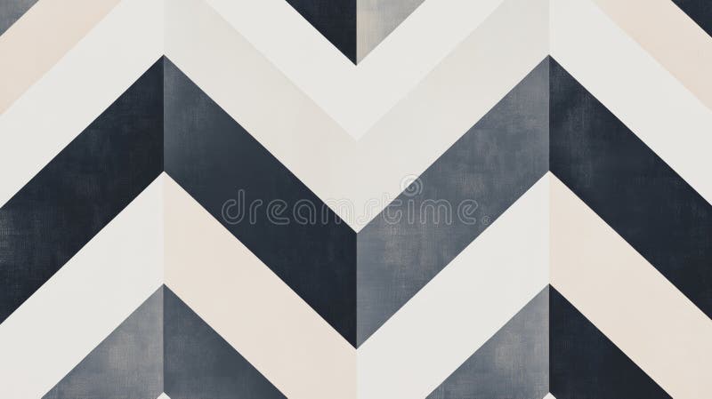 Soft Navy and Grey Chevron Patterns Dance with Subtle Texture in a Minimalist, Contemporary ...