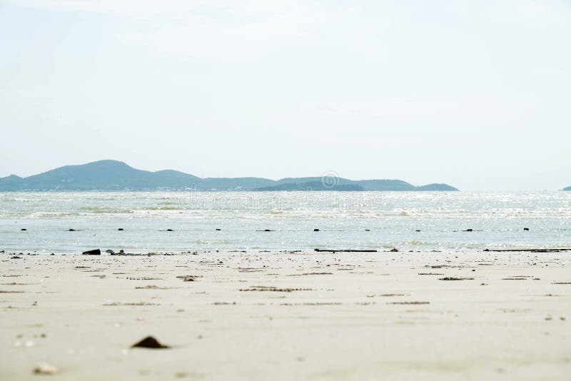 Soft Ocean Wave on Sandy Beach Stock Photo - Image of smooth ...