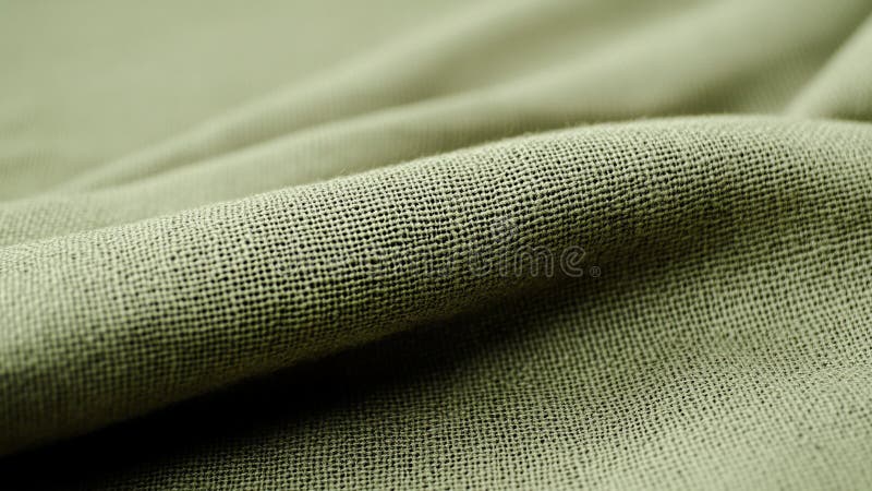 Soft Olive-green Canvas with a Fine, Smooth Texture and Subtle Sheen ...