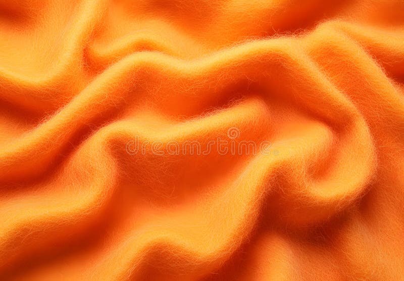 Soft Orange Felt Texture Background Stock Illustration - Illustration ...
