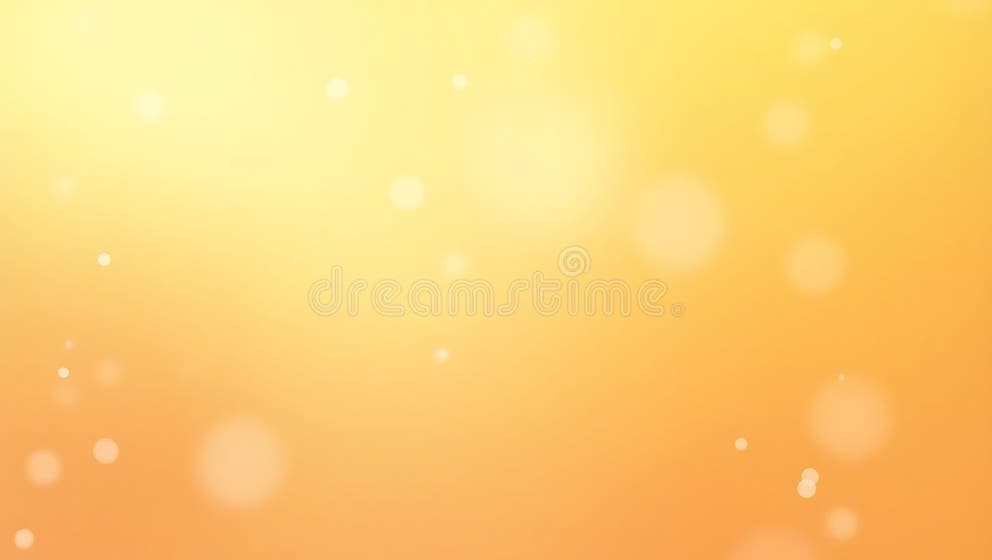 Soft Orange Gradient Background with Bokeh Effect and Smooth Transition ...