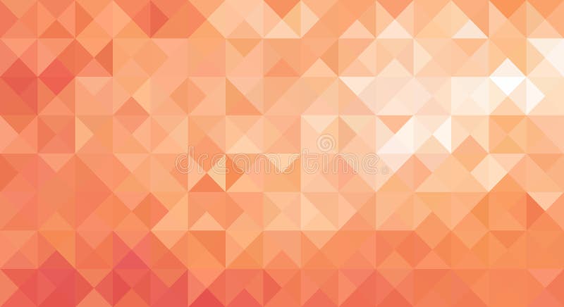 Soft Orange Low Poly Triangle Sharp Abstract Background Vector ...