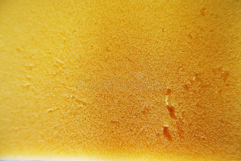 Orange Sponge for Washing Dishes Stock Photo - Image of housework ...