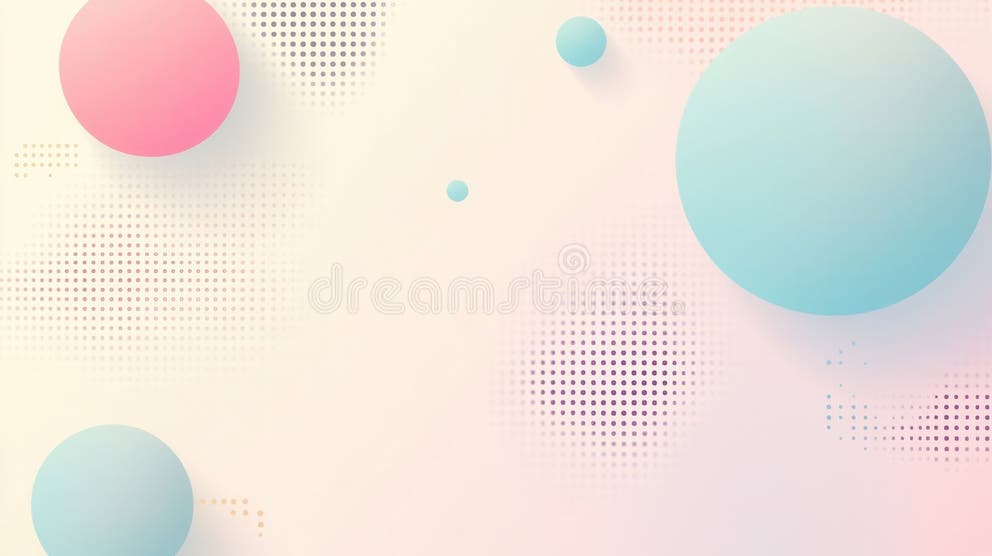 Modern Minimalist Background Featuring Soft Geometric Shapes in Light ...