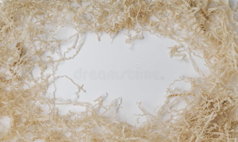 Soft packaging shavings stock illustration. Illustration of background ...
