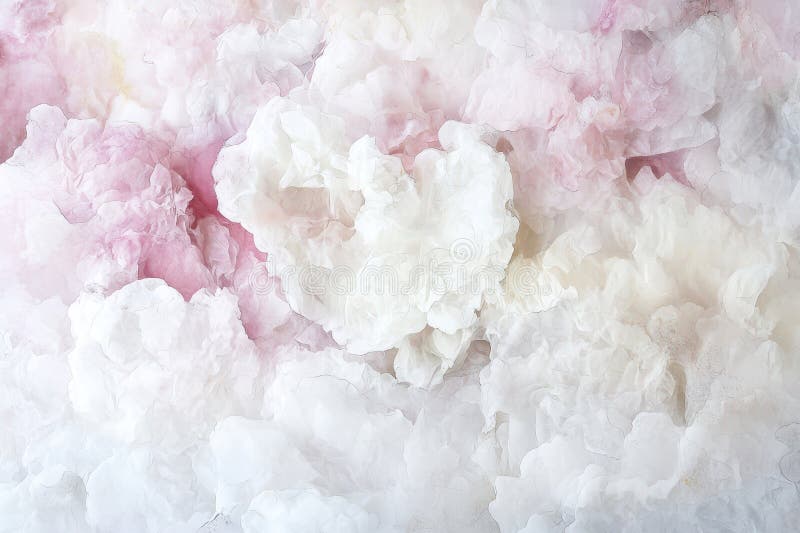 Soft Pale Pink and White Cloudy Texture Background Stock Illustration ...