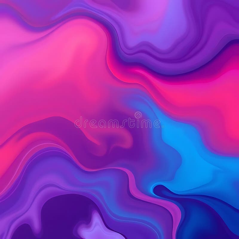 Soft Pastel and Bold Color Abstract Painting with a Smooth Gradient ...