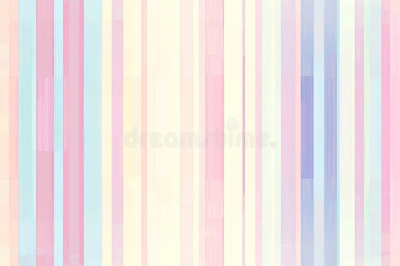 Soft, Pastel-colored Stripes in Varying Widths, Creating a Cute and ...