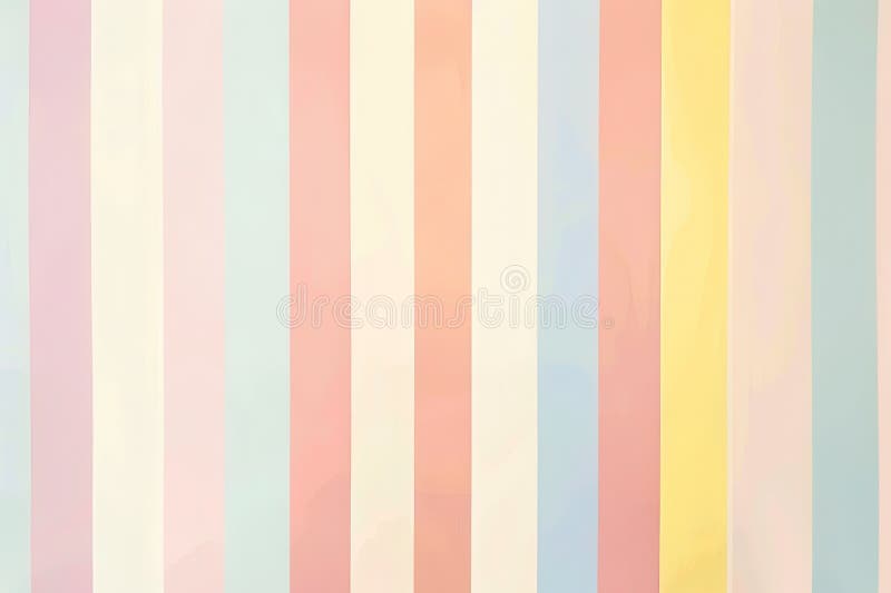 Soft, Pastel-colored Stripes in Varying Widths, Creating a Cute and ...