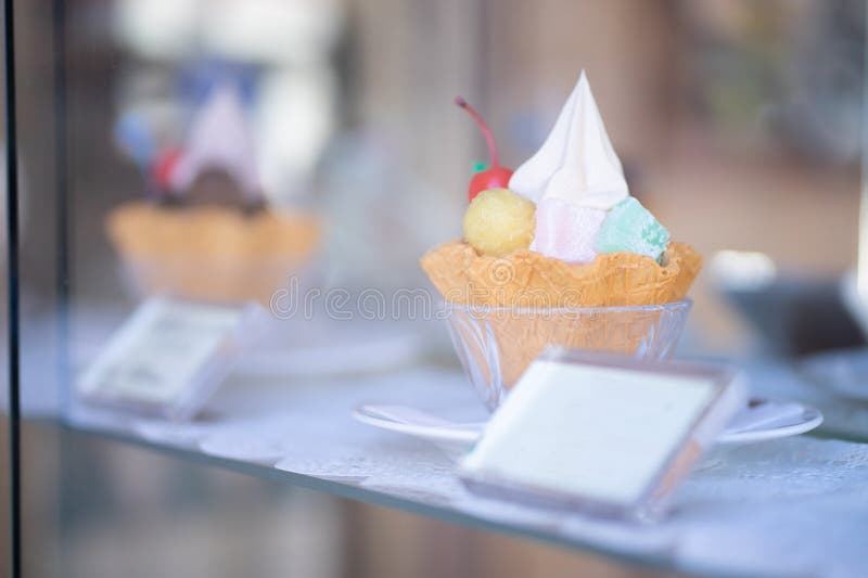 Soft Pastel-colored Sweets in a Holiday Cafe Stock Photo - Image of ...