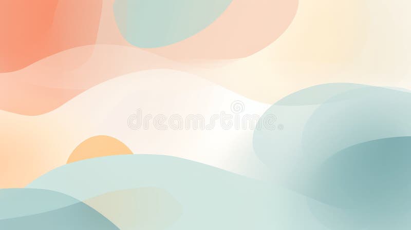 Soft Pastel Colors Abstract Background for Web Design. Colorful Gradient Stock Illustration ...