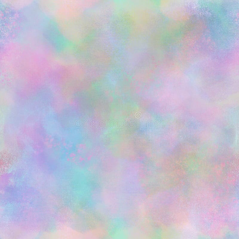 Soft Pastel Colors Abstract Blurry Painted Seamless Pattern Grainy ...