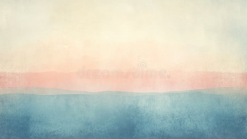 Soft Pastel Colors Blend in Abstract Landscape Stock Illustration ...