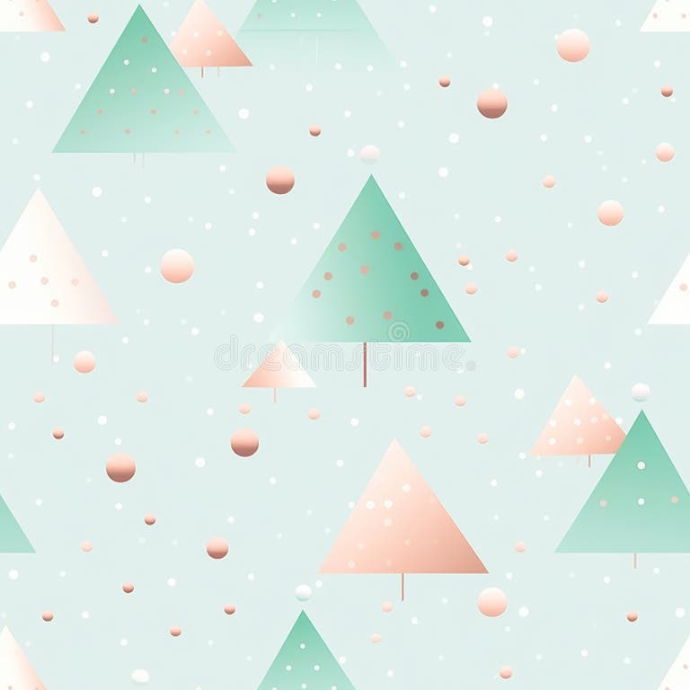 Soft Pastel Geometric Shapes on a Coordinate System Circles, Squares ...