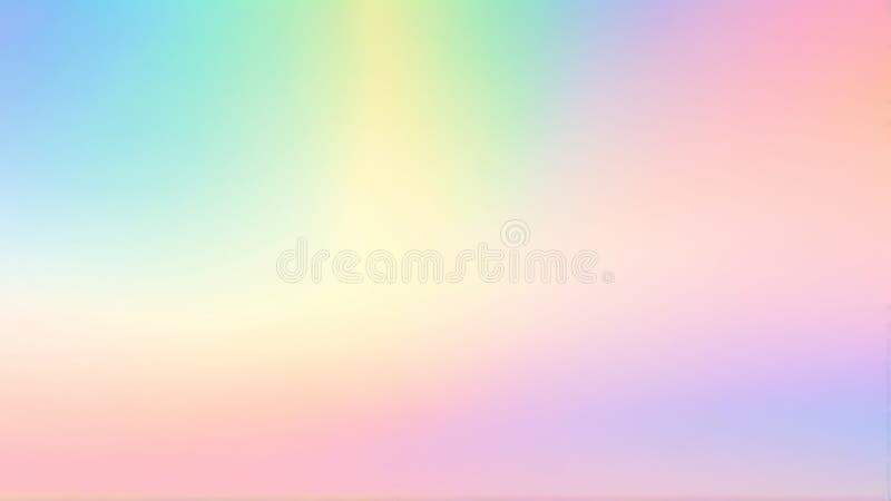 Gentle Transition Calming Soft Rainbow Gradient Colors Stock Photos ...