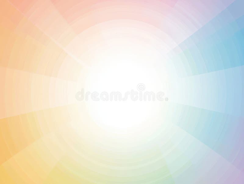 Soft Pastel Gradient Background with Light Center Stock Illustration ...