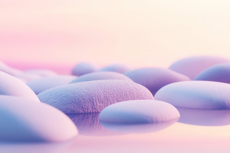 Explore Tranquility with Smooth Pebbles on a Minimalistic Zen-inspired ...