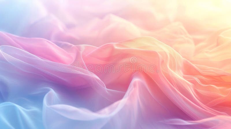 Soft Pastel Gradients Blend Seamlessly, Evoking a Sense of Gentle ...