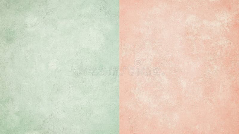 Soft Pastel Green and Pink Textured Background Creating a Split Effect ...