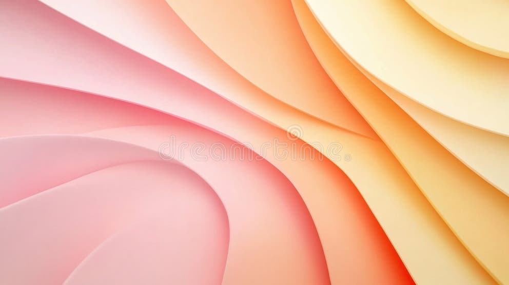 Colorful Layers in Soft Pastel Shades Create a Soothing Visual Texture ...