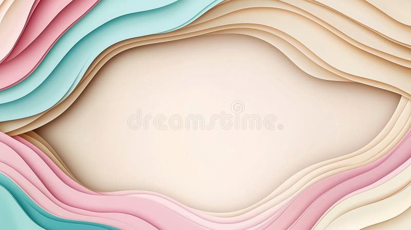Soft Pastel Layers Form a Harmonious Backdrop, Ideal for Artistic ...