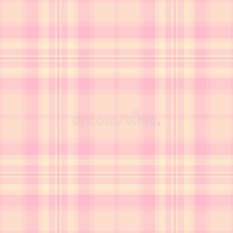 Soft Pastel Pink and Cream Plaid Pattern. Perfect for Backgrounds ...