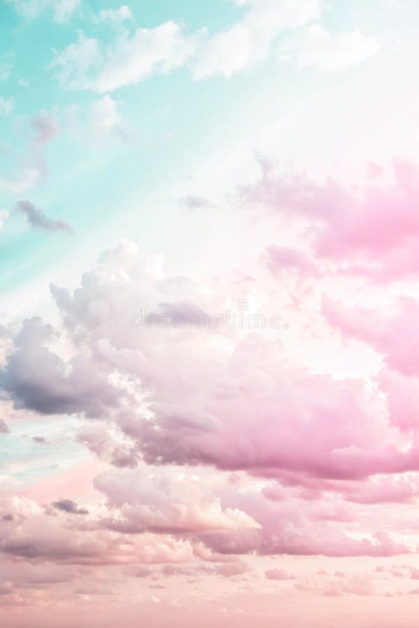Pastel Pink Gradient Cloud Texture Stock Illustration - Illustration of ...