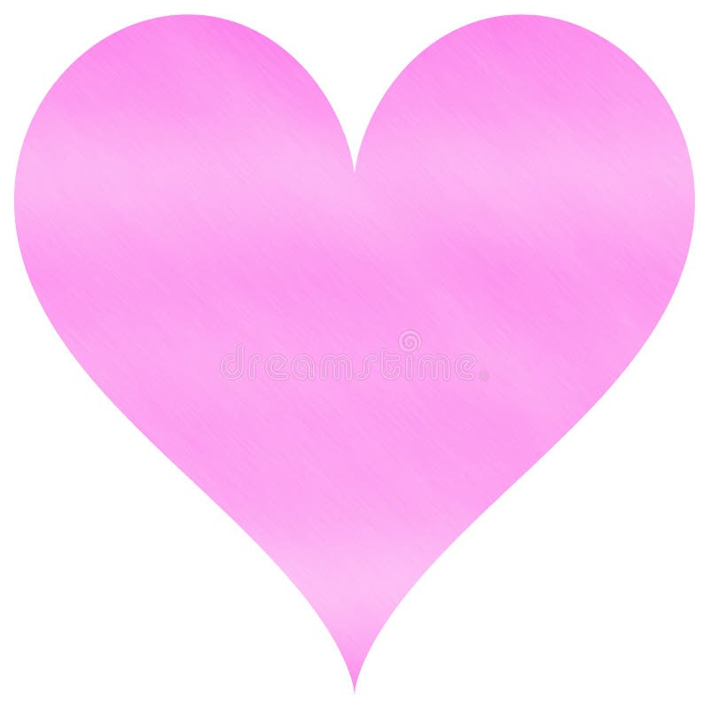 Soft Pastel Pink Heart As Lovely Decoration Stock Illustration ...