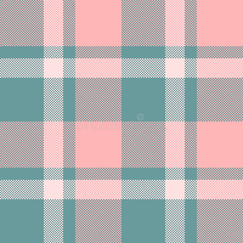 Soft, Pastel Pixel Plaid Pattern. Ideal for Backgrounds, Textiles, or ...