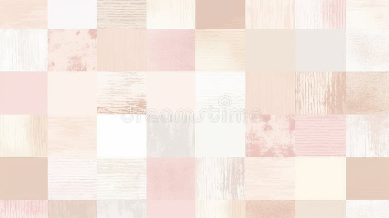 Soft Pastel Quilt Pattern: Abstract Geometric Art Stock Illustration ...