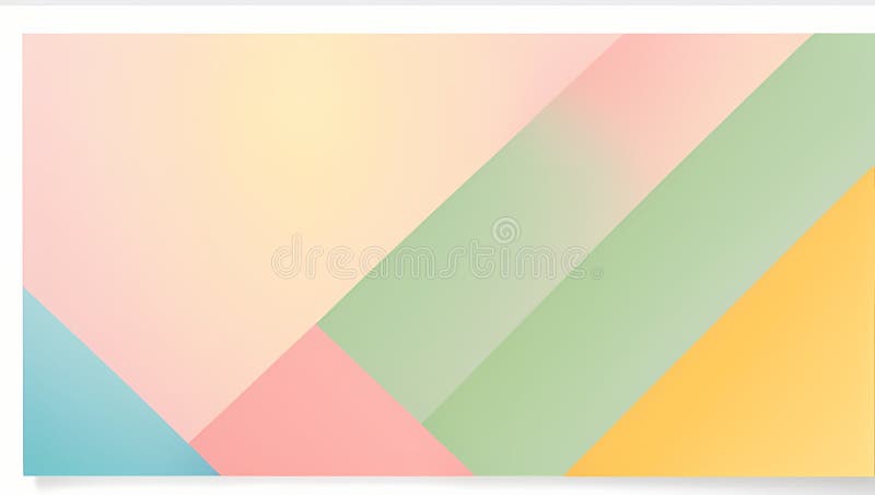 Soft Pastel Tones in Abstract PowerPoint Background Stock Illustration ...