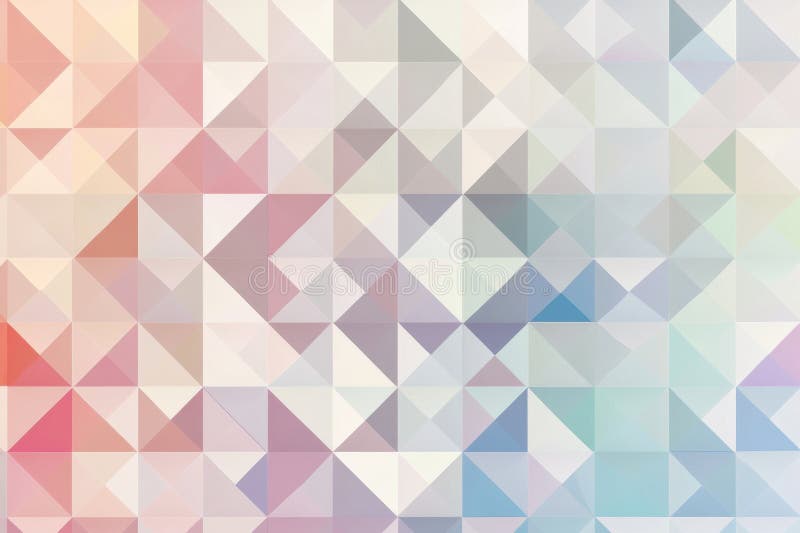 Soft Pastel Triangles Create a Harmonious Abstract Pattern with Smooth ...
