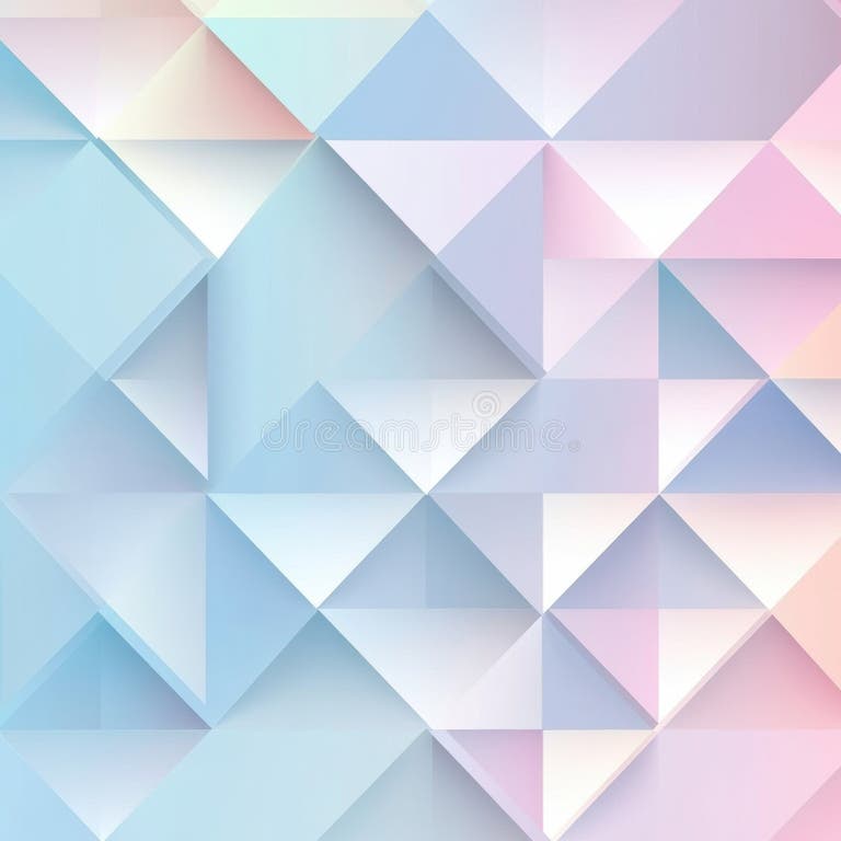 Soft Pastel Triangles Form a Dynamic Abstract Pattern with Smooth ...