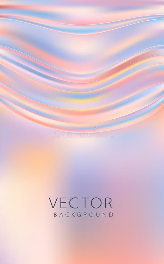 Soft Pastel Vector Background Featuring Fluid Waves Created with ...
