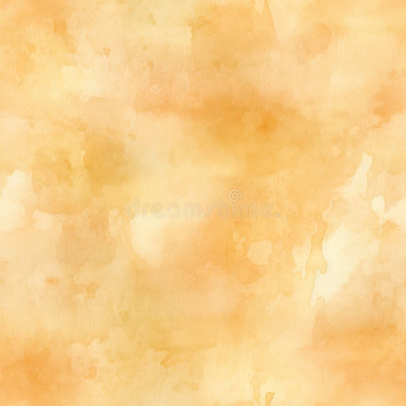Soft Pastel Watercolor Wash Mustard Texture Stock Illustration ...
