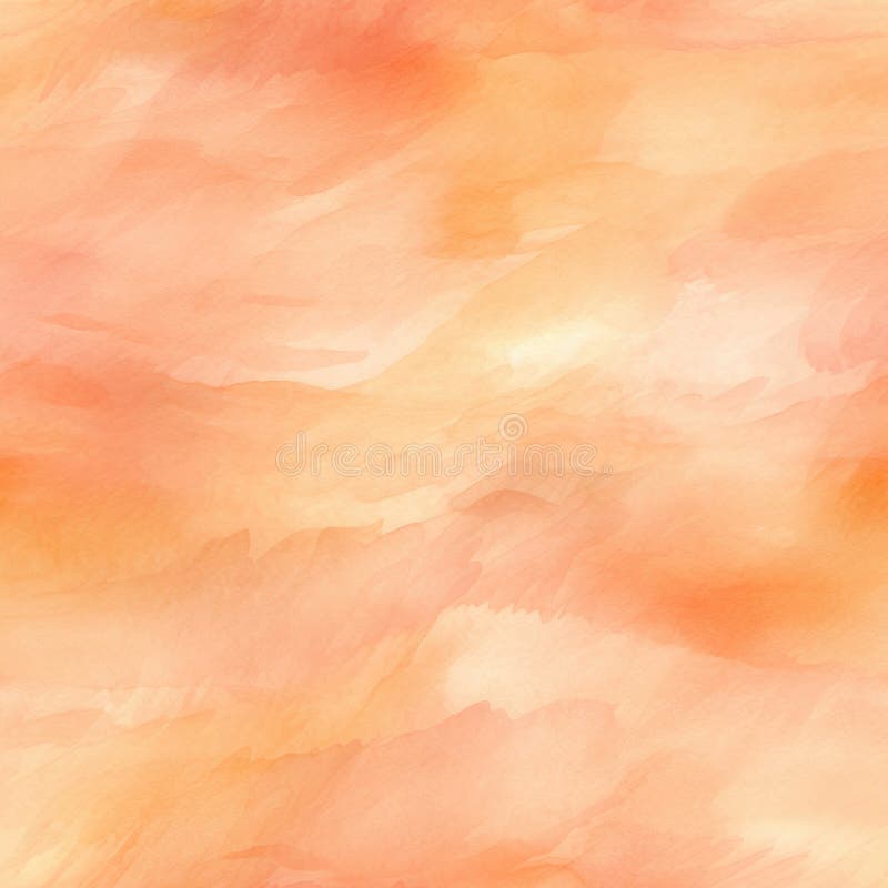 Soft Pastel Watercolor Wash Orange Texture Stock Illustration ...