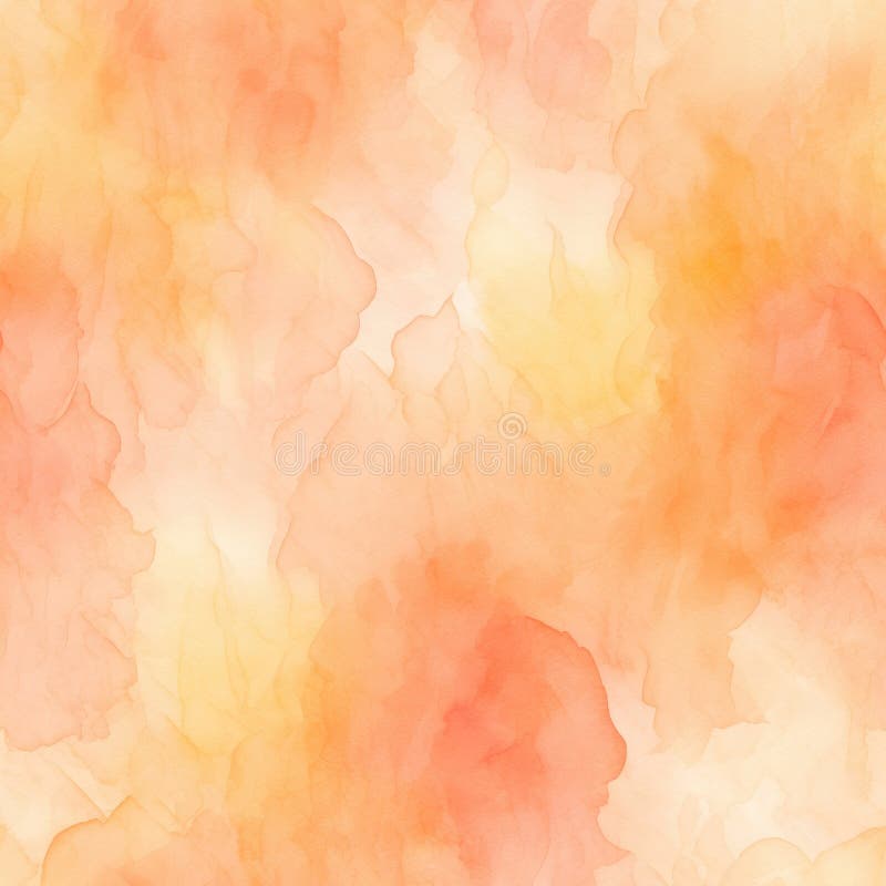 Soft Pastel Watercolor Wash Orange Texture Stock Illustration ...