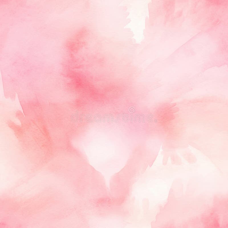 Soft Pastel Watercolor Wash Pink Texture Stock Illustration ...